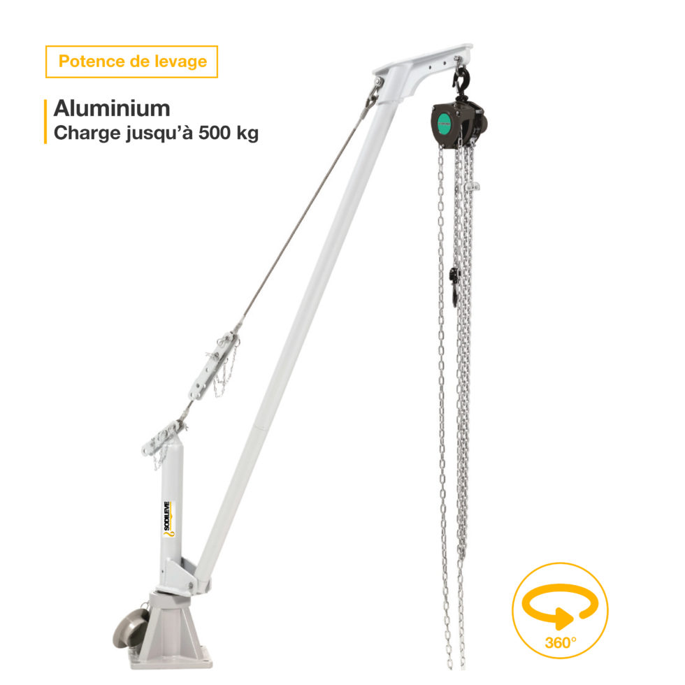 Potence de levage aluminium | SODILEVE