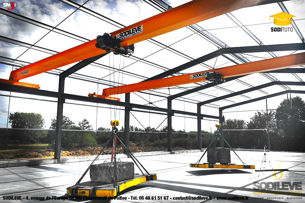 Intégration Pont roulant | Appareil de levage | SODILEVE.fr